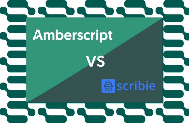 Amberscript vs. Scribie | Comparison