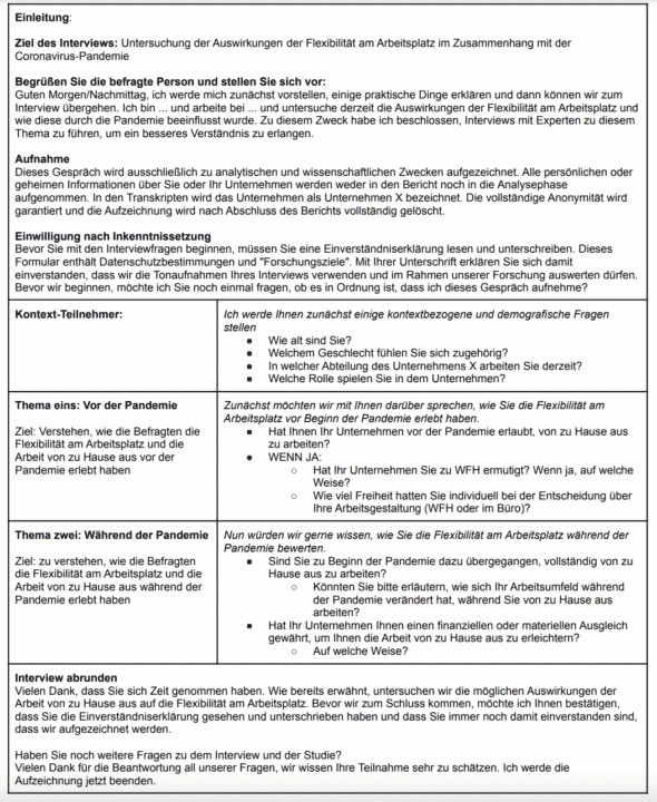 Leitfaden: Interview transkribieren, kodieren & mehr
