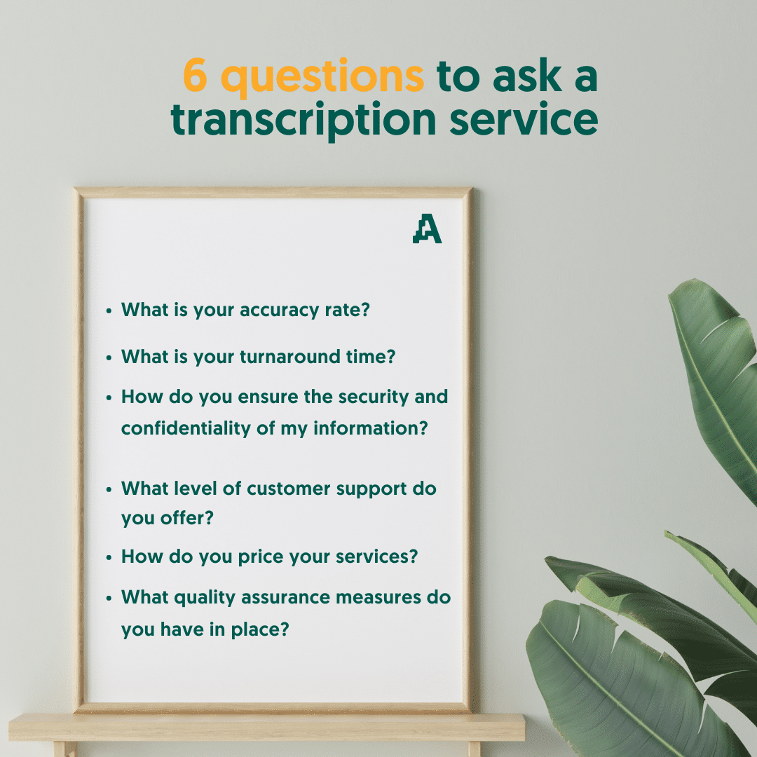 How to choose a transcription service?