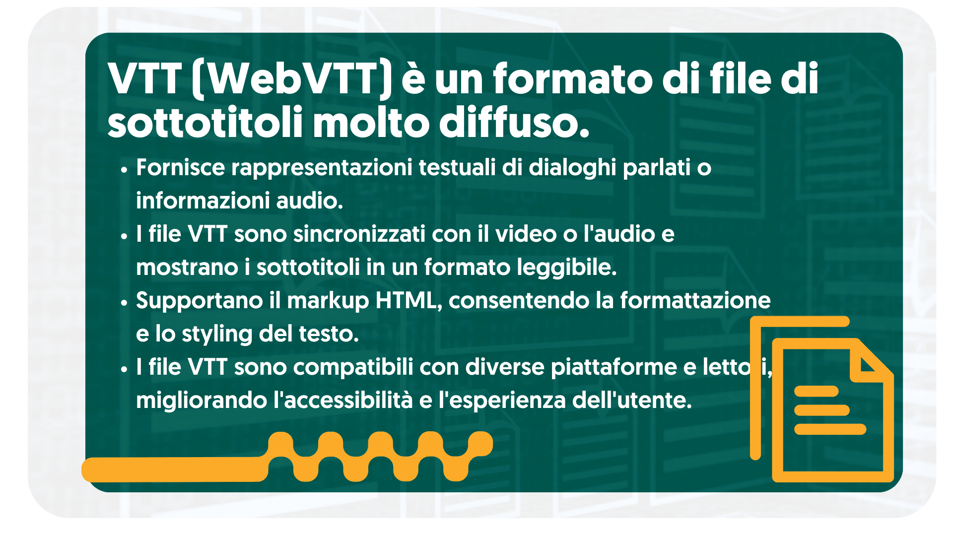 Quali sono le differenze tra un file VTT e un file SRT? | Amberscript